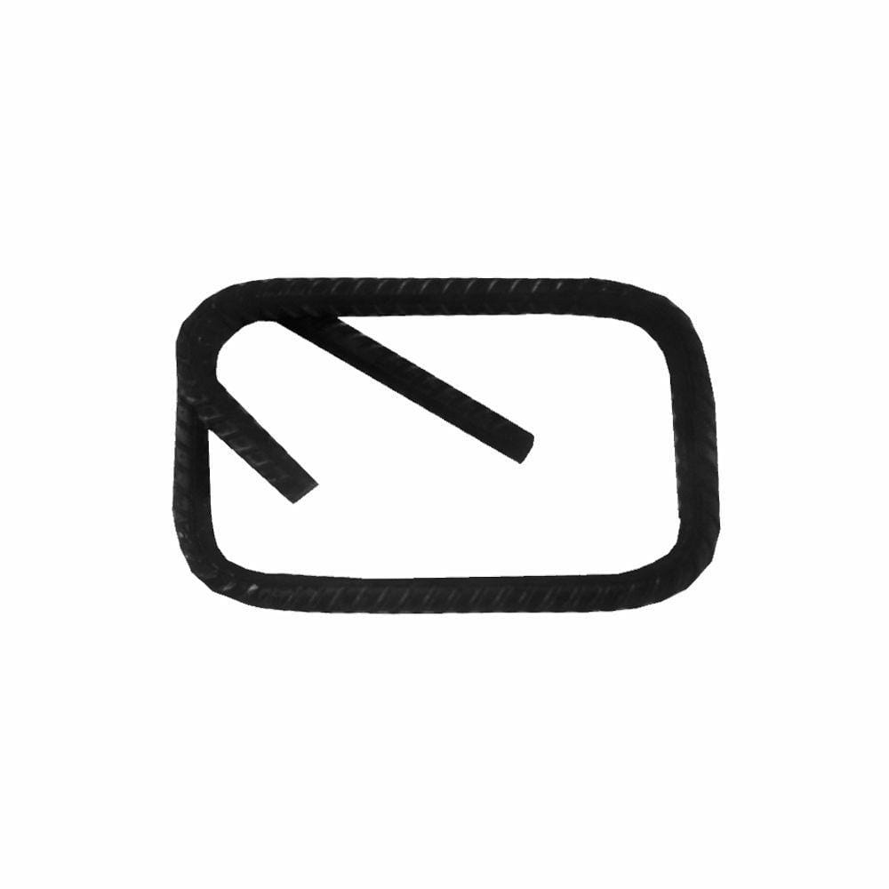 6 in. x 3 in. Rectangular Rebar Ring with Hook 6 in. x 3 in ...