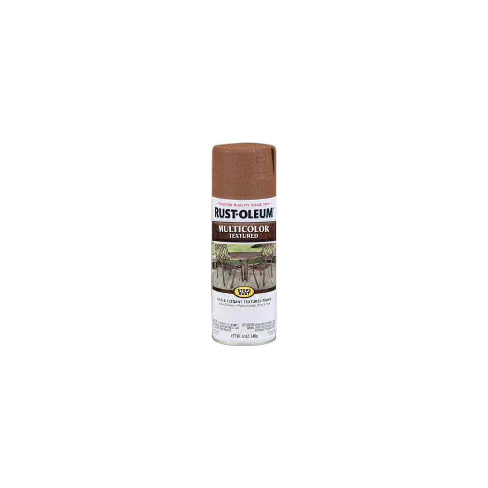 Rust-Oleum Stops Rust 12 oz. MultiColor Textured Rustic Umber ...