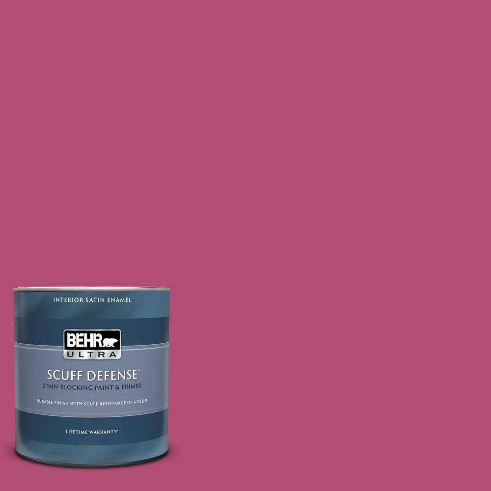 BEHR ULTRA 1 qt. #P120-6 Diva Glam Extra Durable Satin Enamel Interior ...