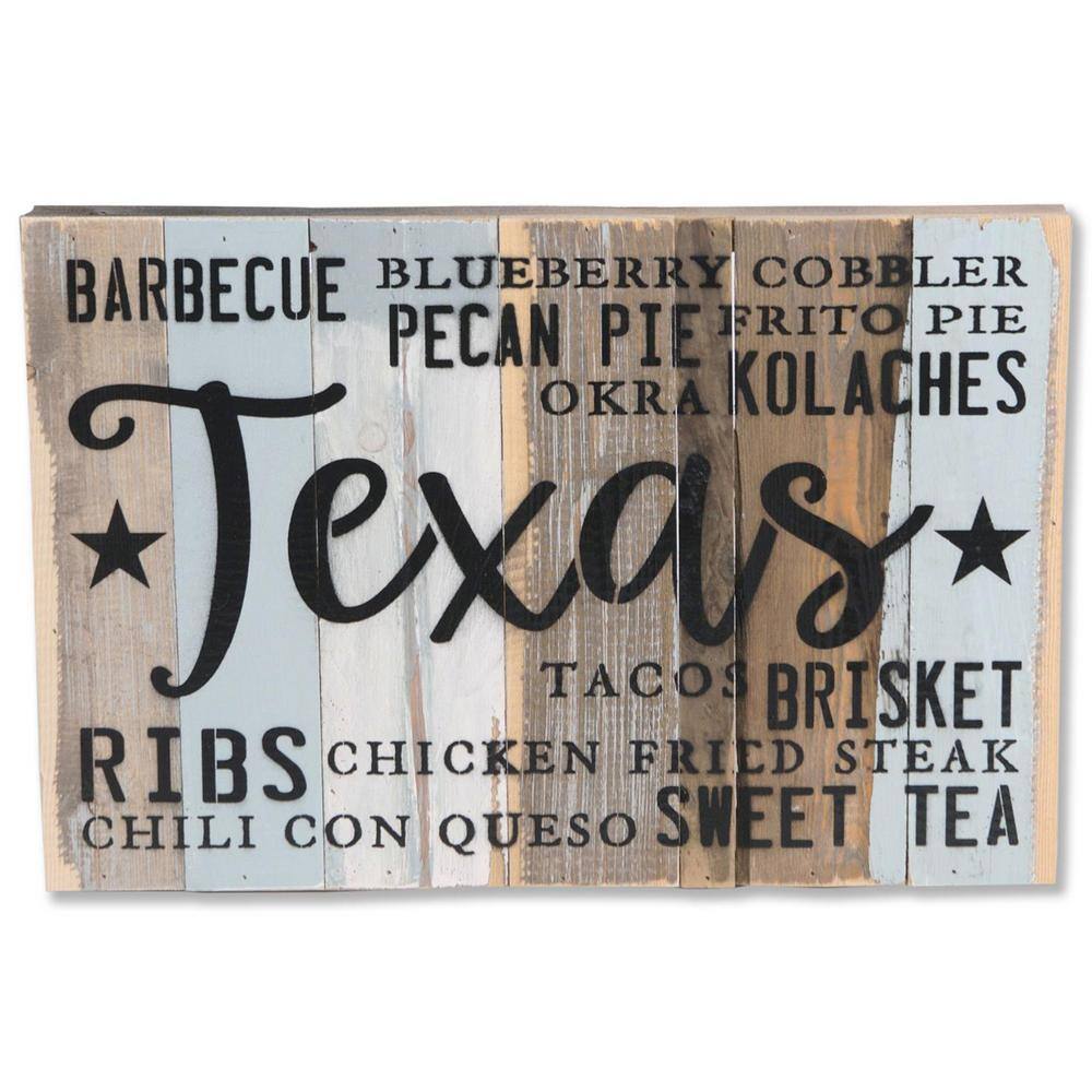 Sweet Bird & Co. "Texas Foodie Sign" Reclaimed Wood Decorative Sign ...