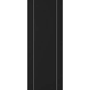 Belldinni Optima 2U 24 in. x 80 in. No Bore Black Matte Solid Composite ...