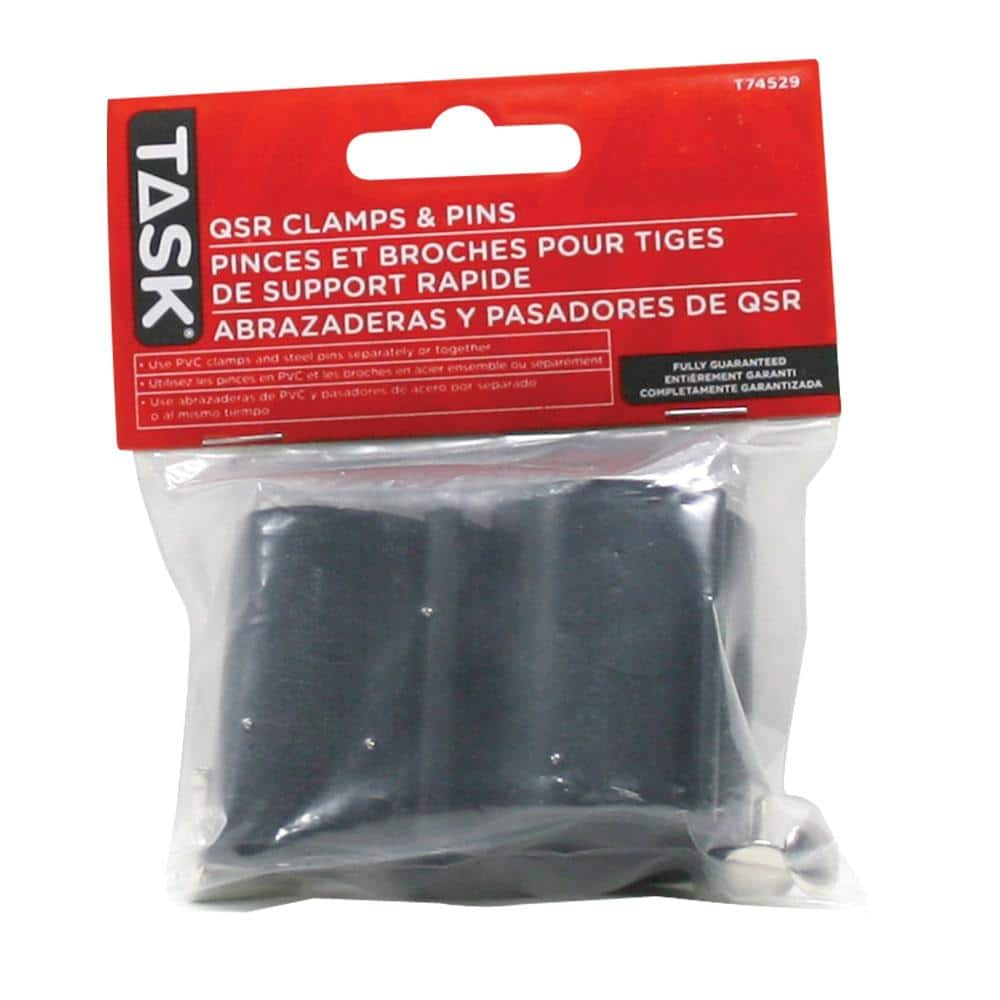 TASK Quick Support Rod Clamps and Pins Accessories Kit (18-Pack ...