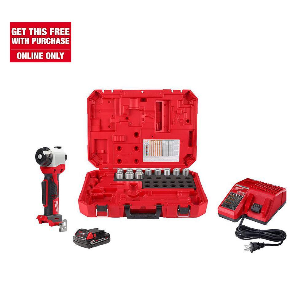 Milwaukee M18 18V Lithium-Ion Cordless Cable Stripper Kit for Al THHN ...