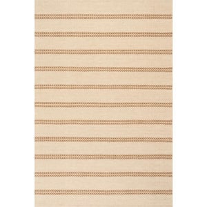 RUGS USA Nate Berkus x Rugs York Striped Wool Cozy Tan 8 ft. x 10 ft ...