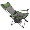 Ejoy 25 in. W x 38 in. H x 22 in. Green Adjustable Iron Beach Net ...