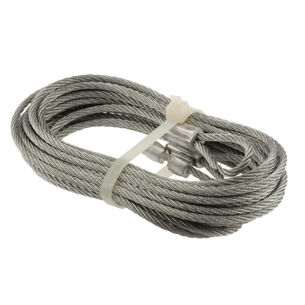 Prime-Line Torsion Spring Cable Set, 3/32 in. x 8 ft. 6 in. GD 52263 ...