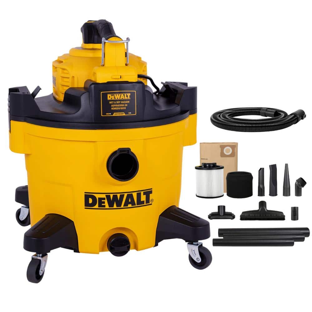 DEWALT 9 Gal. 5-Peak HP Wet/Dry Vac with Detachable Blower, Filters ...