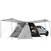 Gray Tailgate Shade Awning Tent Vehicle SUV Tent Car Camping Tents for ...