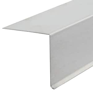 Amerimax Home Products F8 Open Face x 10 ft. Black Aluminum Hemmed Drip ...