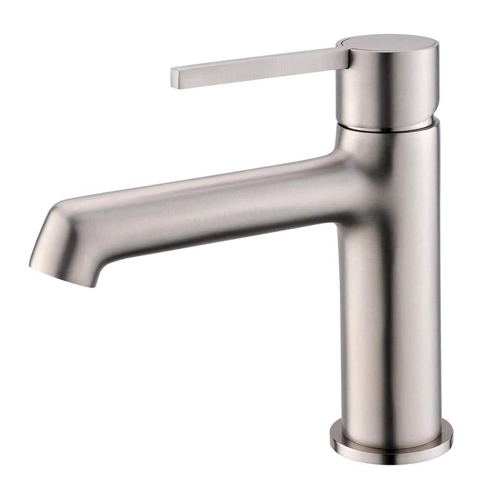 Dyiom Brushed Nickel Bathroom Faucet for Sink 1 Hole, Bathroom Sink ...