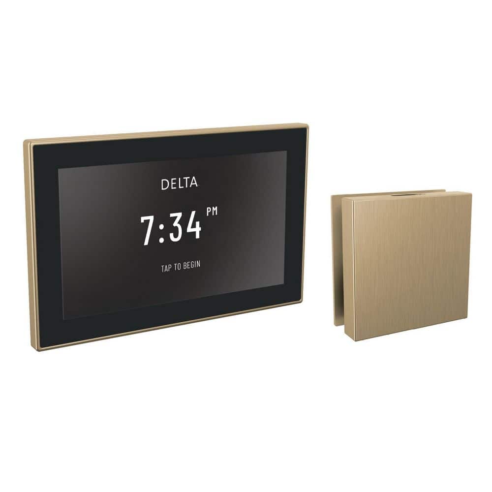 Delta Contemporary Square Programmable Steam Generator Control Kit with ...