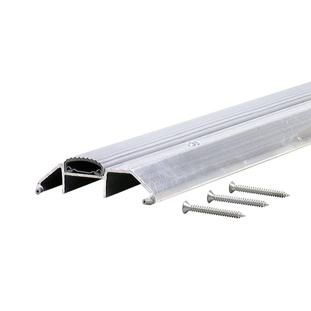 M-D Building Products 3-3/4 in. x 1-1/8 in. x 72 in. Silver Aluminum ...