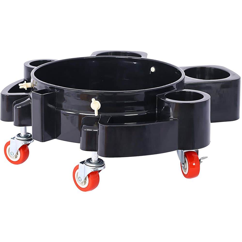 maocao hoom Bucket Dolly 5 Gallon Rolling Bucket Dolly with 5 Rolling ...