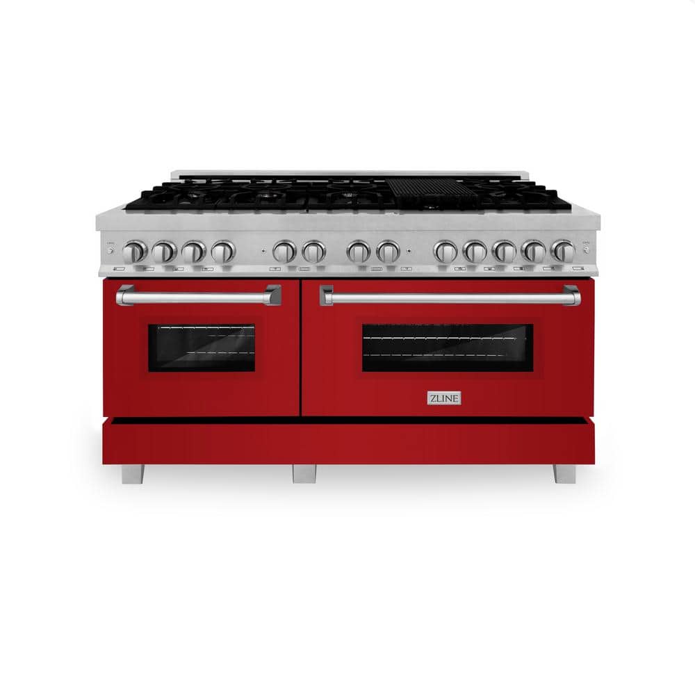 ZLINE Kitchen and Bath 60 in. Legacy Dual Fuel Range with 9 Burners and ...