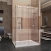 DreamLine Enigma-X 32 1/2 in. D x 48 3/8 in. W x 76 in. H Frameless Corner Sliding Shower ...