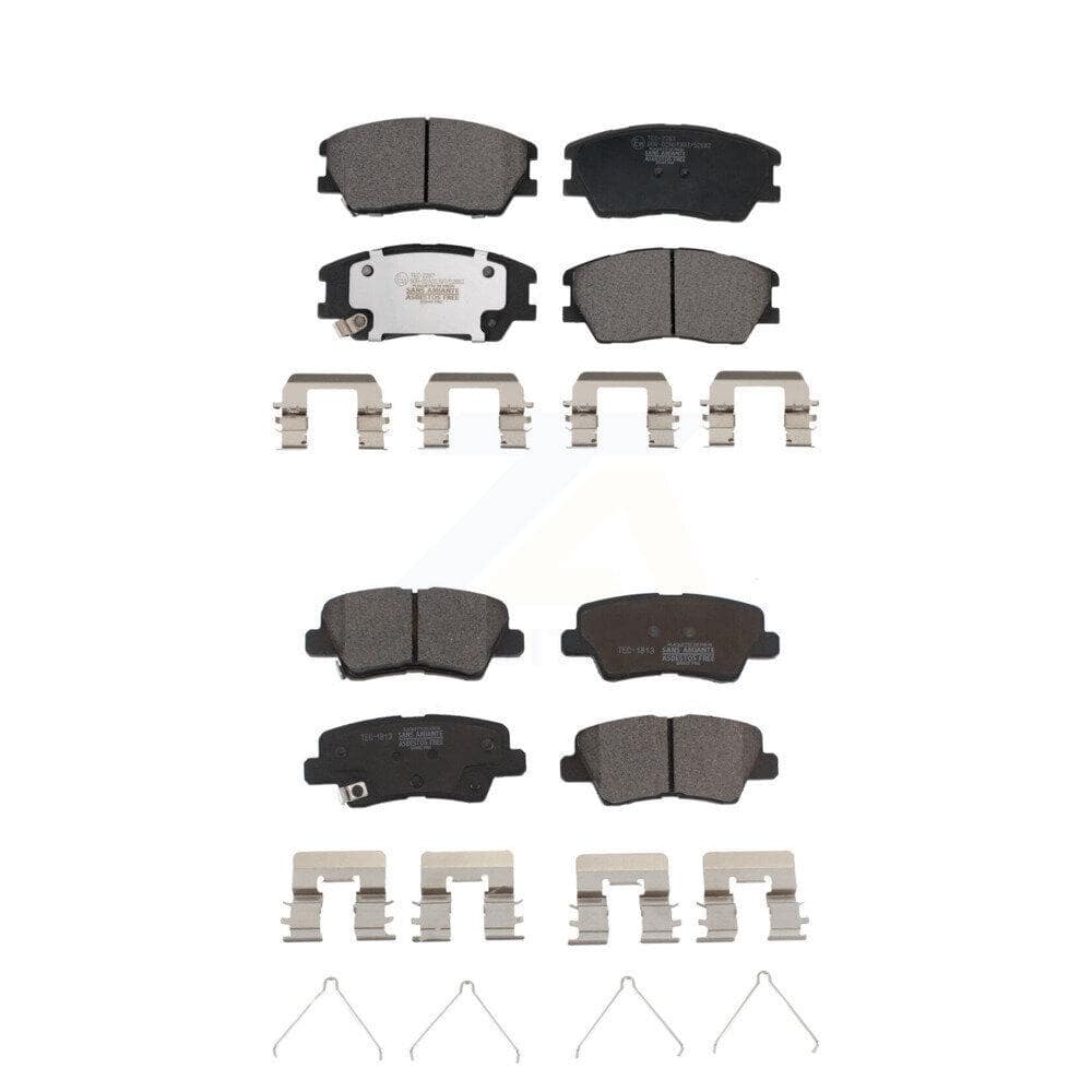 TEC Front Rear Ceramic Brake Pads Kit For Kia Soul EV KTC-100784 KTC ...