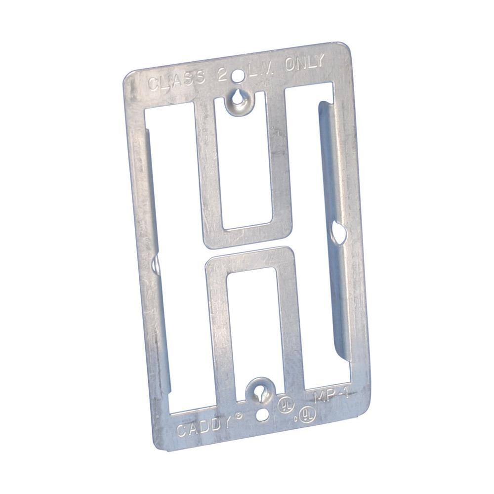 CADDY Single Gang Plastic Low-Voltage Mounting Plate Bracket (100-Pack ...