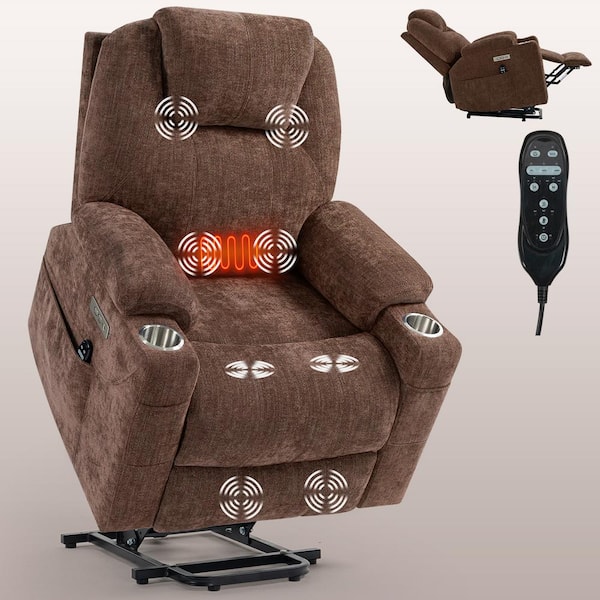 Have a question about ANGELES HOME Brown Chenille Power Lift Recliner ...