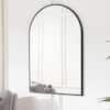 Home Decorators Collection Medium Arched Black Classic Accent Mirror ...