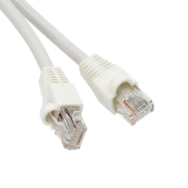 Commercial Electric CE 150 ft. Cat 6A UTP Patch Cable White 56150-WH-VN - The Home Depot