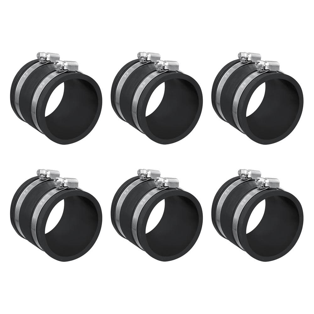 ‎POWERTEC 2-1/2 in. Dust Control Flex Cuff with Steel Hose Clamps for ...