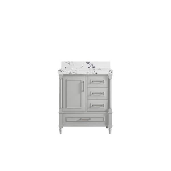 Willow Collections Hudson 30 in. W x 22 in. D x 36 in. H Single Sink ...