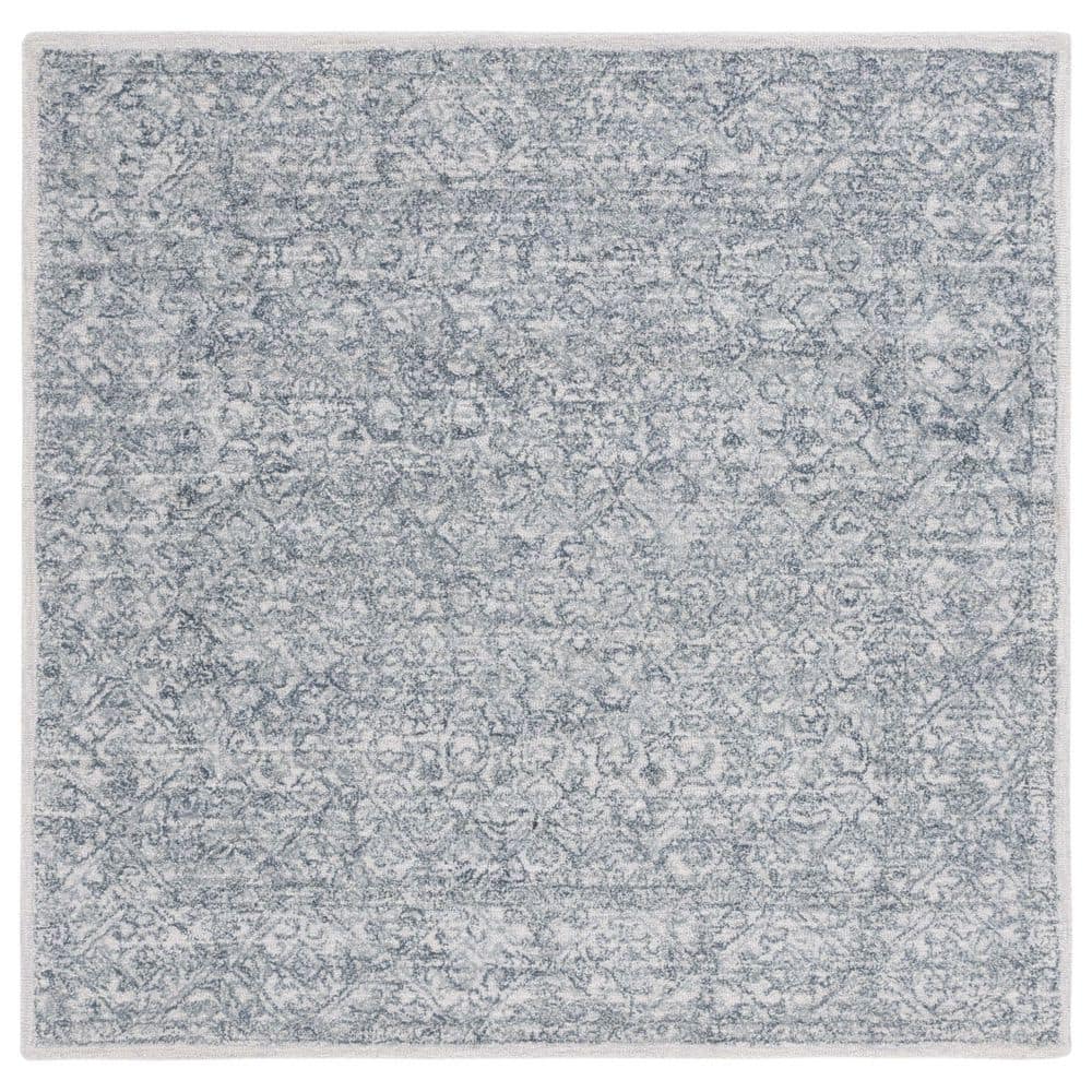SAFAVIEH Marquee Blue/Gray 6 ft. x 6 ft. Abstract Gradient Square Area ...