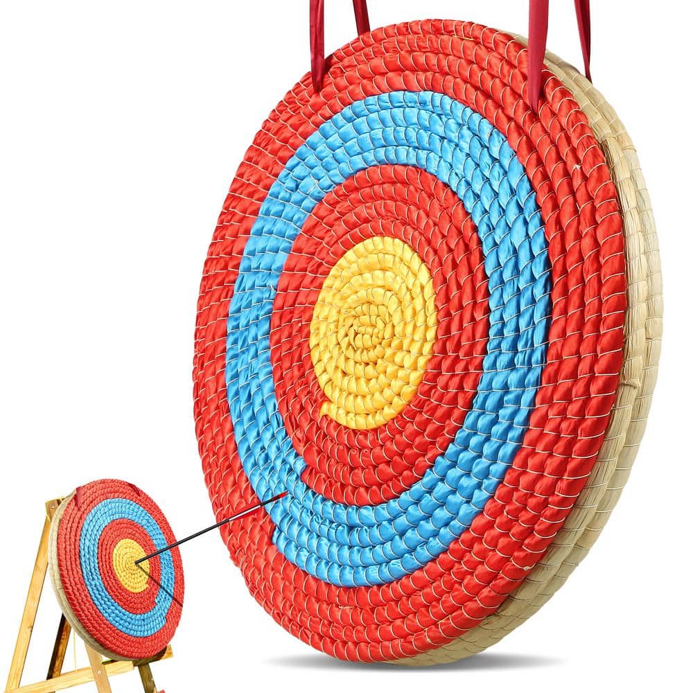SKYSHALO Archery Target, 3 Layers 20 in. Arrow Target, Traditional ...