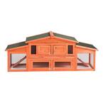 TRIXIE 5.1 ft. x 1.7 ft. x 2.3 ft. Extra-Small Rabbit Enclosure with ...