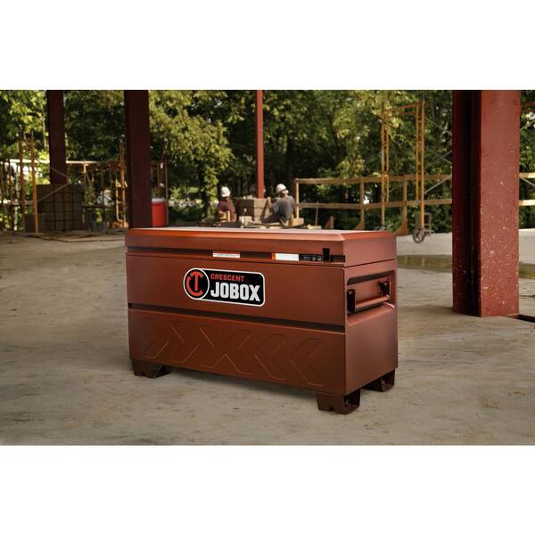 Crescent Jobox 48 in. W x 24 in. D x 27.5 in. H Steel Jobsite Storage ...