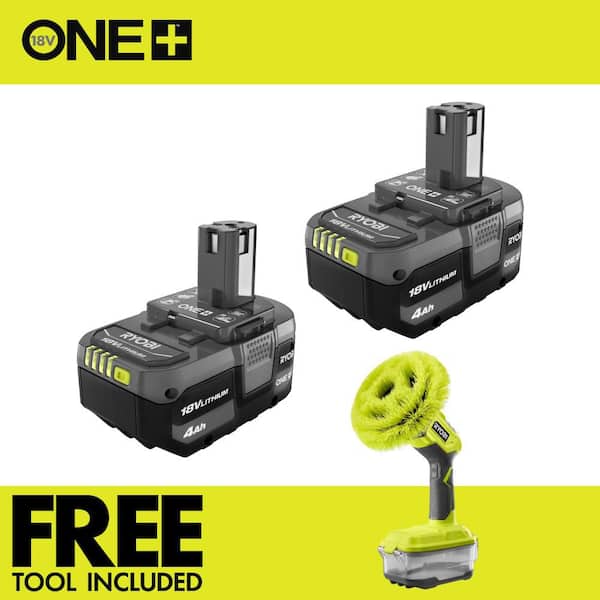 Reviews for RYOBI ONE+ 18V Lithium-Ion 4.0 Ah Battery (2-Pack) with 18V ...
