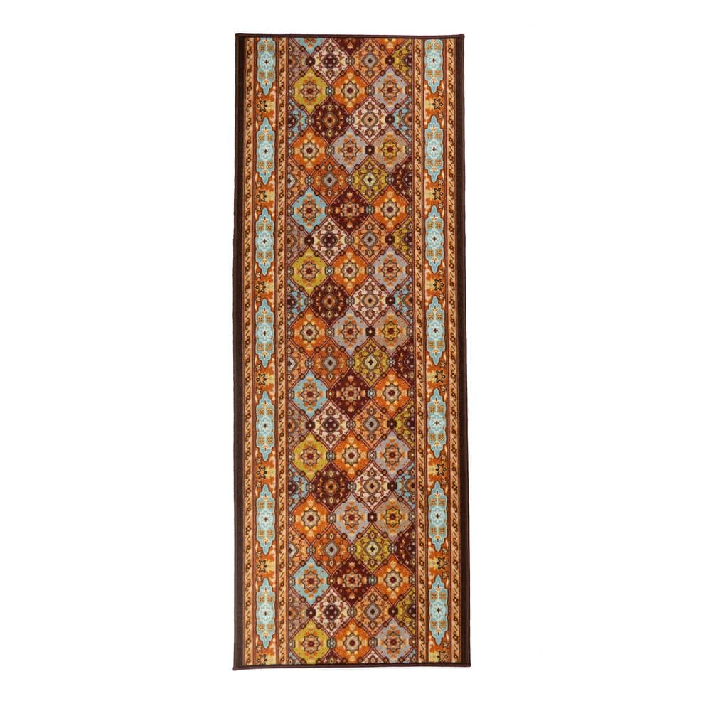 RugStylesOnline Bakhtiari Design Cut to Size Multicolor Color 26" Width ...