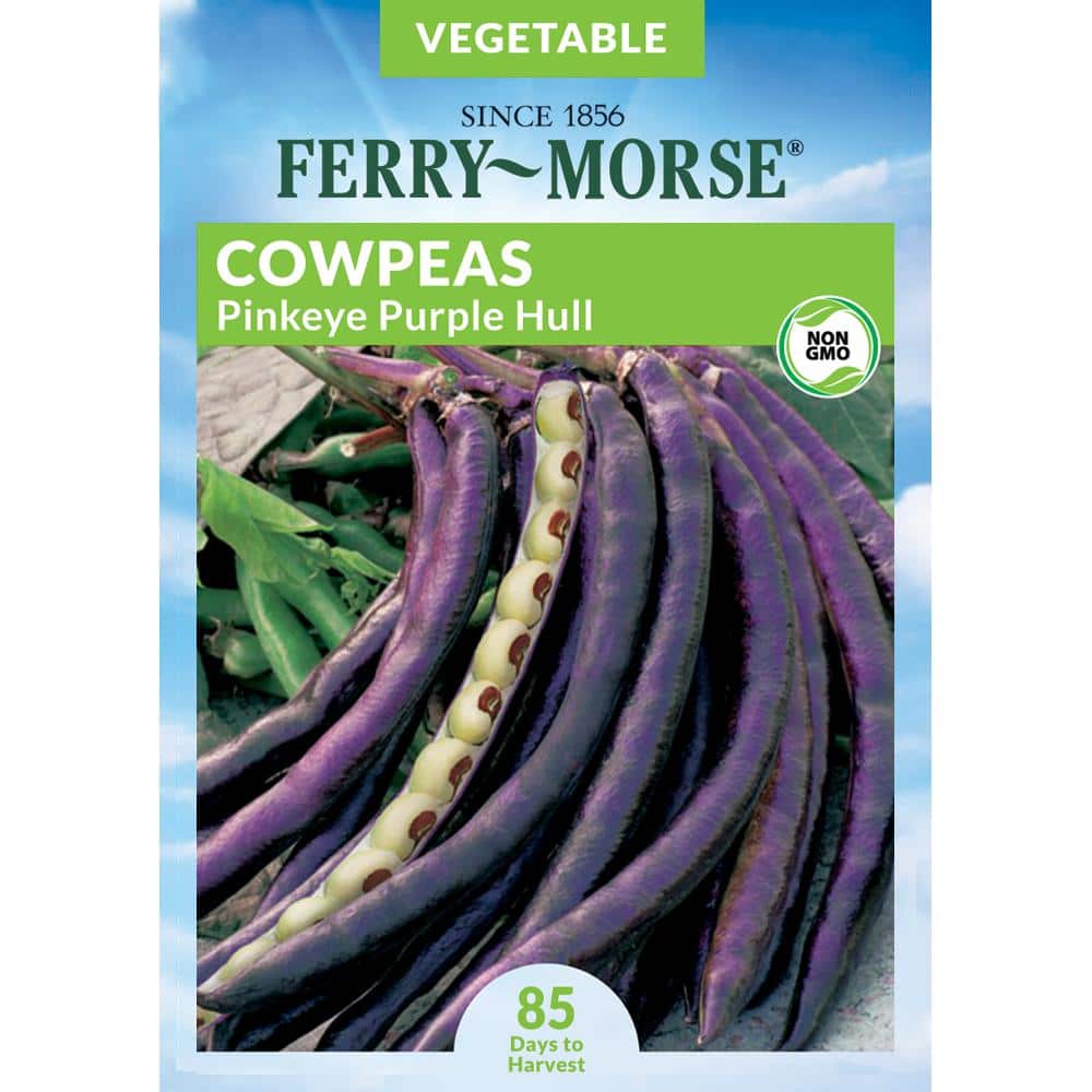 Ferry-Morse Cowpea Pinkeye Purple Hull Fruit Seed 7524 - The Home Depot