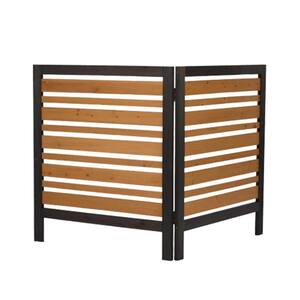 Oyezvary 3-Panel Outdoor Air Conditioner Privacy Fence Screen-32 in. x ...