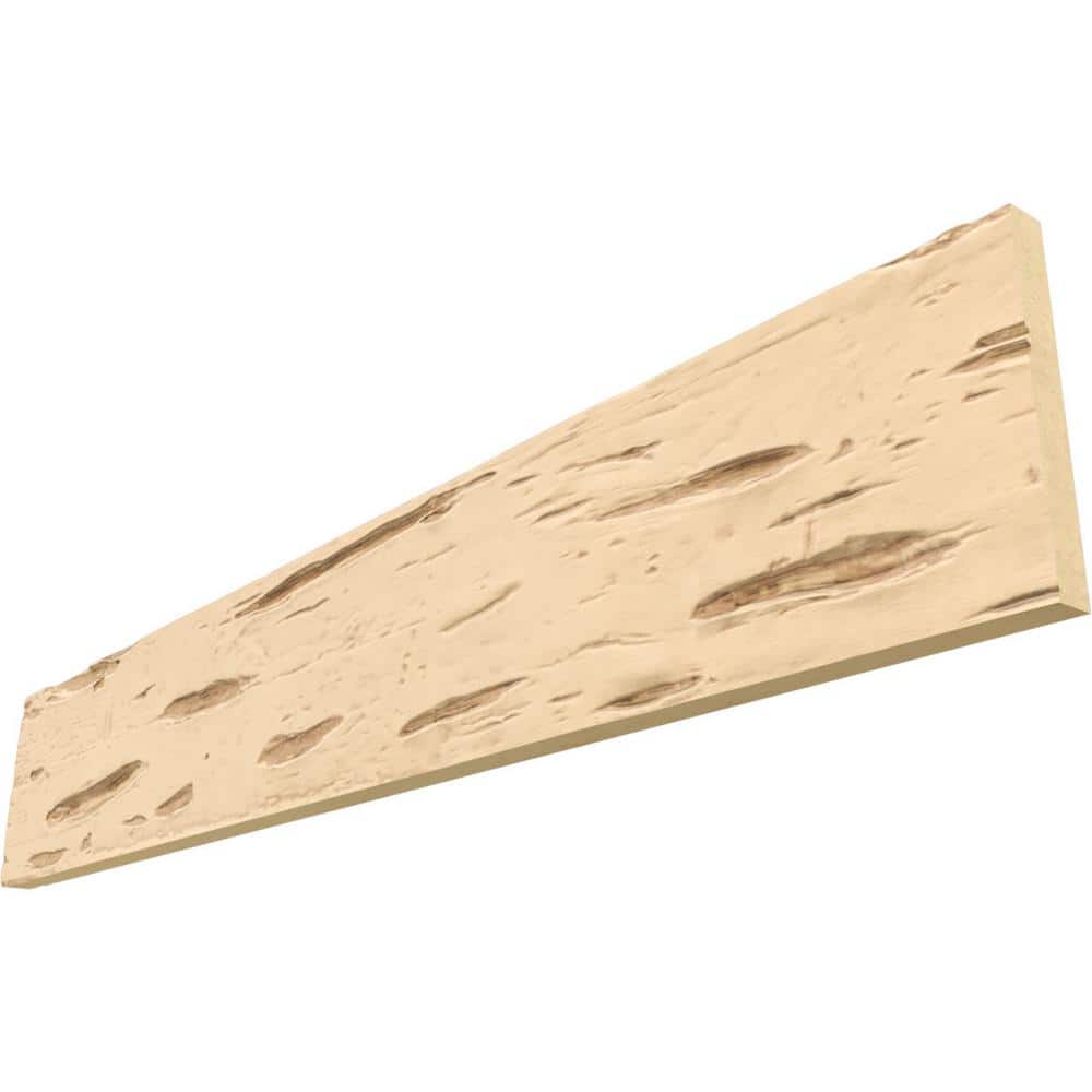 Ekena Millwork Endurathane 1 in. H x 4 in. W x 10 ft. L Pecky Cypress ...