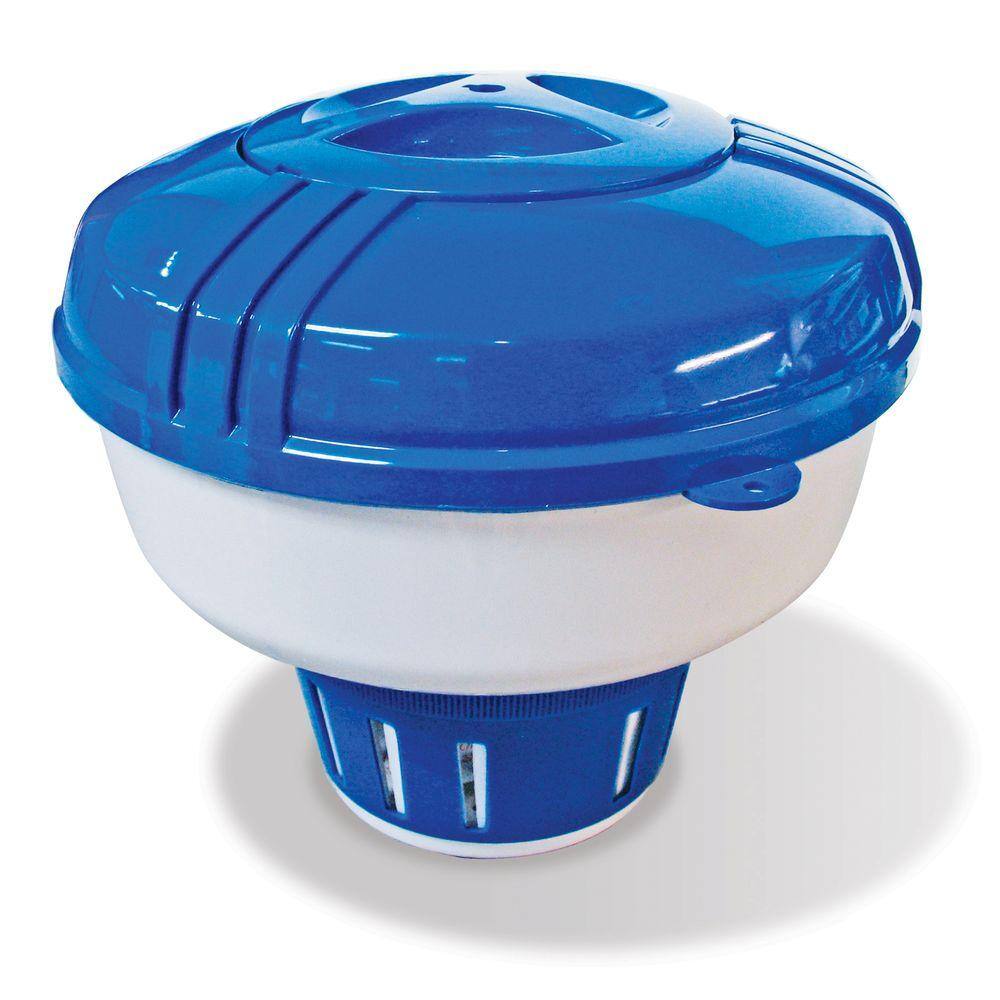 Pool Shop Floating Swimming Pool Chlorine Dispenser 64155 - The Home Depot