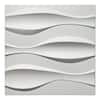 Art3d 19.7 in. x 19.7 in. White PVC 3D Wall Panels for Interior Wall ...