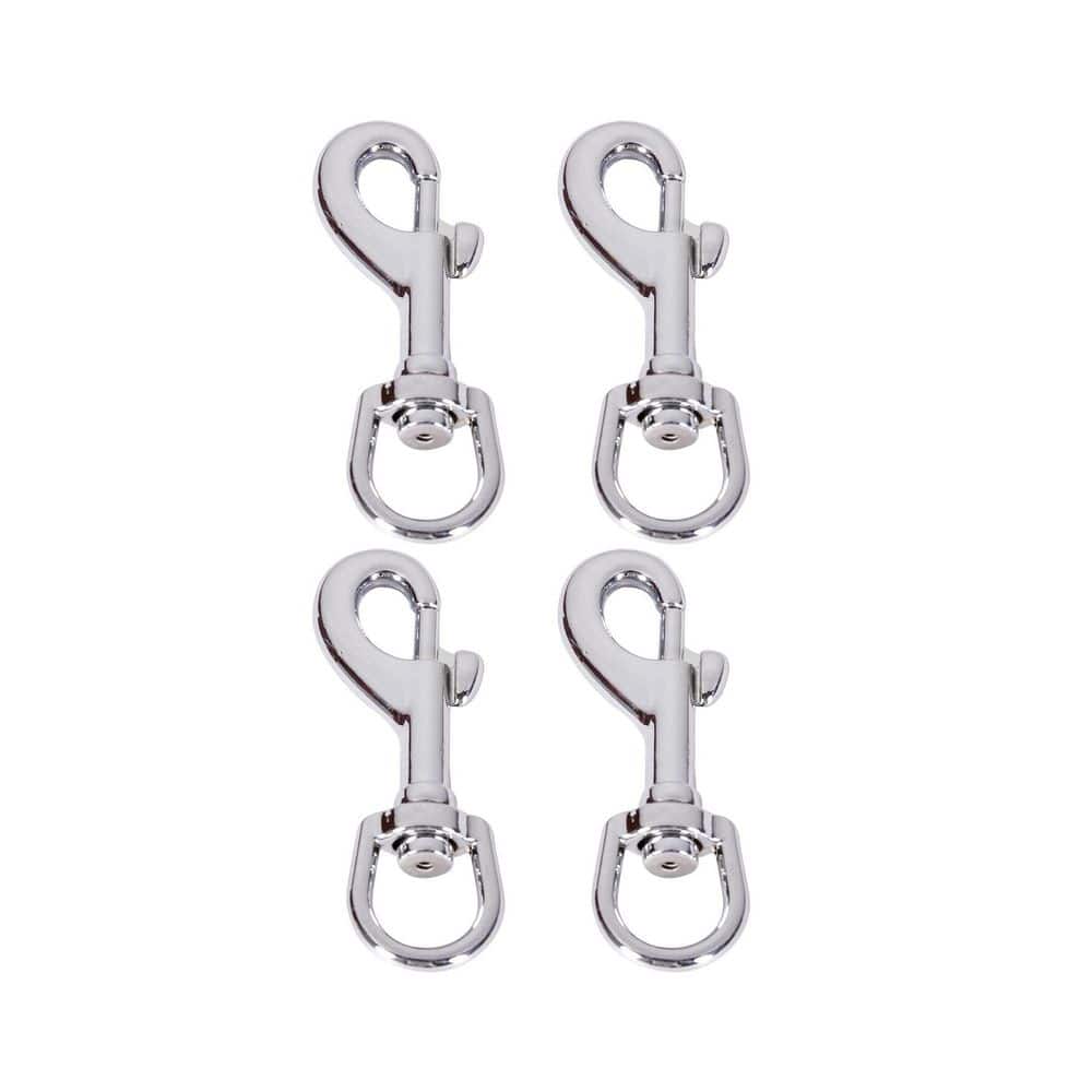 Misopily Flag Swivel Snap Clips 0.31 in. Adjustable Zinc Alloy Flagpole ...