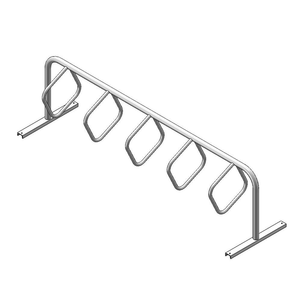 Ultra Play 5-Loop Portable Commercial Park Hanger Bike Rack 5605P - The ...