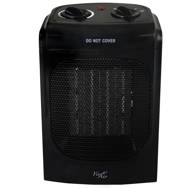 1,500-Watt 2-Settings Electric Portable Ceramic Heater with Adjustable ...