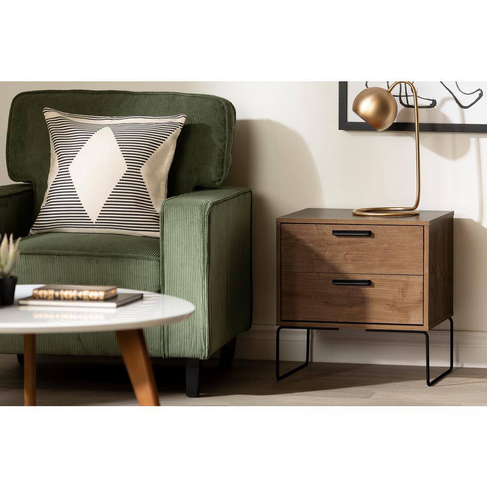 South Shore Vito 15.75 in. Dark Wood Rectangle MDF Coffee Table 13841 ...