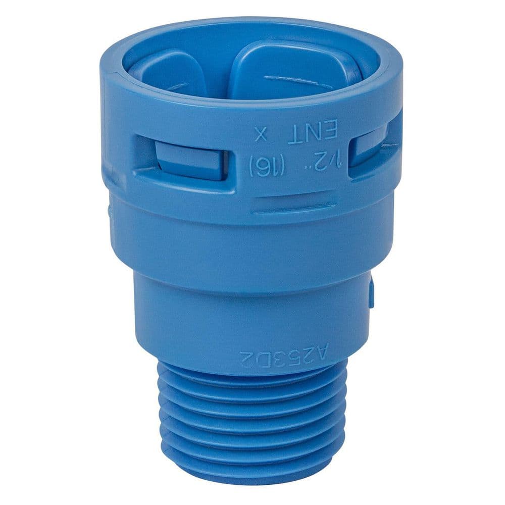 Carlon 1/2 in. Polycarbonate ENT 2-Piece Threaded Adapter A243D2-10R ...