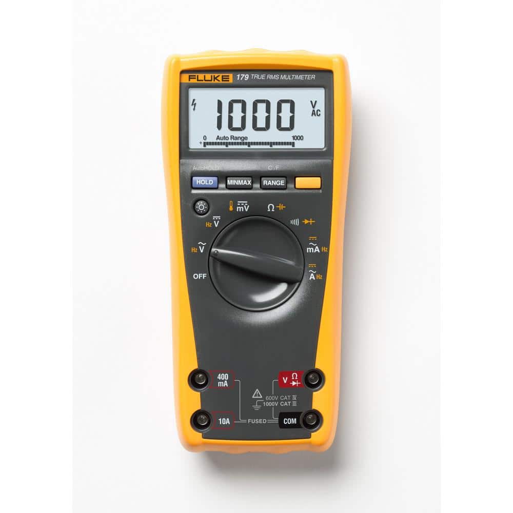 FLUKE 179 Digital Multi-meter 6000-Count DMM with Backlight and ...
