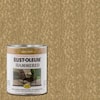 Rust-Oleum Stops Rust 1 qt. Gold Rush Hammered Gloss Rust Preventive ...