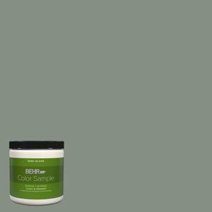 8 oz. #ECC-49-3 Forest Moss Semi-Gloss Interior/Exterior Paint & Primer ...