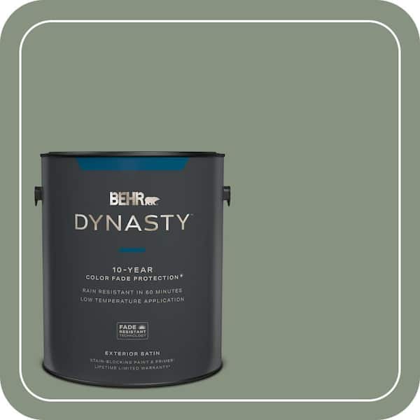 BEHR DYNASTY 1 gal. #QE-45 Thistle Satin Enamel Exterior Stain-Blocking ...