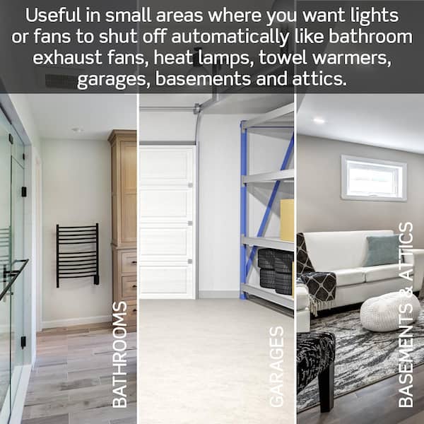 Leviton Decora 15A 60-Minute Indoor In-Wall Countdown Timer Switch 1/2 ...