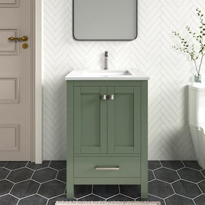 Home Decorators Collection Bailey 24 in. W x 16 in. D x 35 in. H Single ...