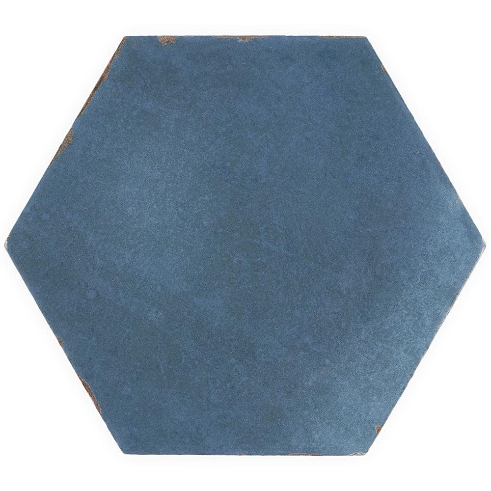 Ivy Hill Tile Alexandria Denim Blue 4 in. x 6 in. Porcelain Floor and ...