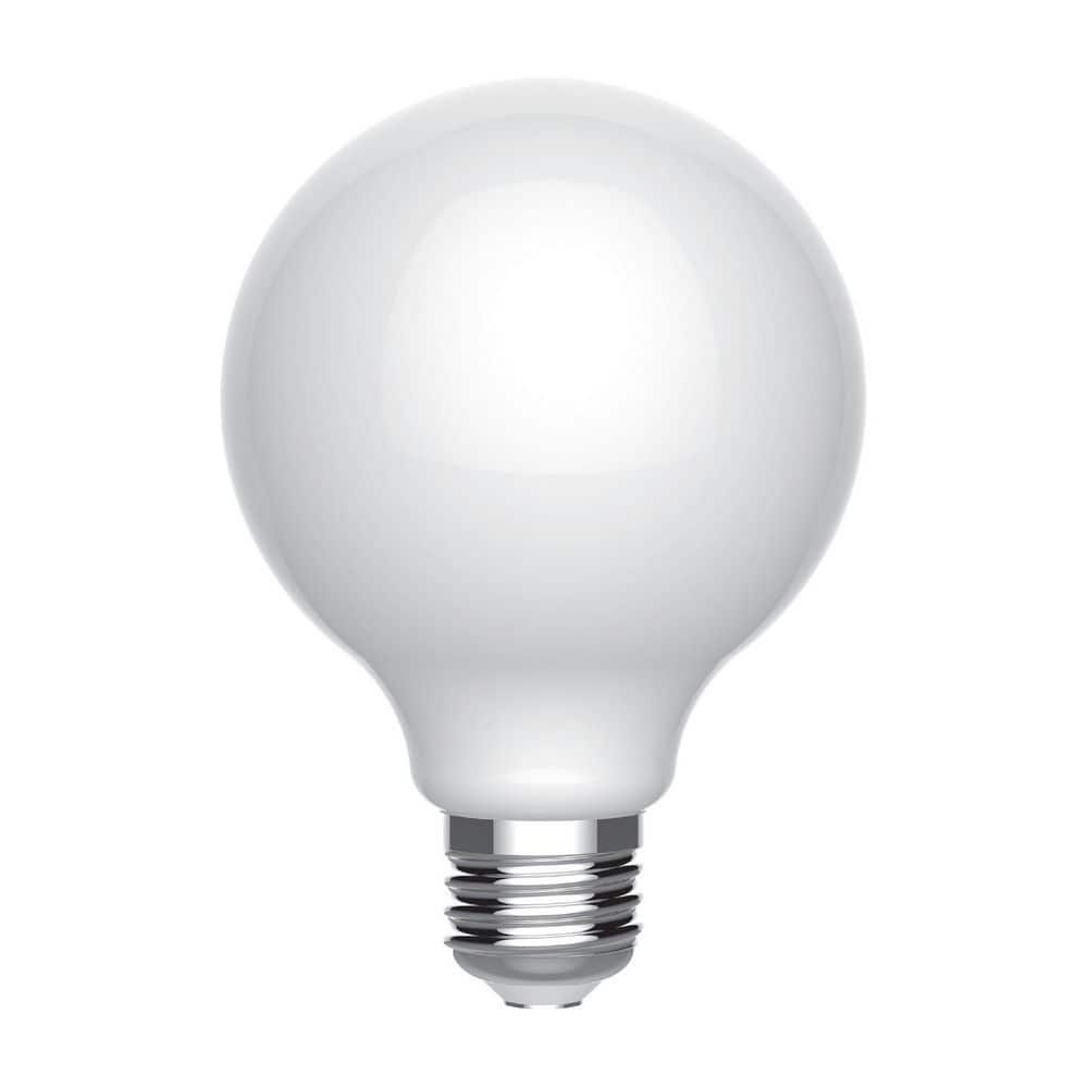 GE 100.0-Watt Equivalent G25 Globe Light Bulb LED Soft White Dimmable ...